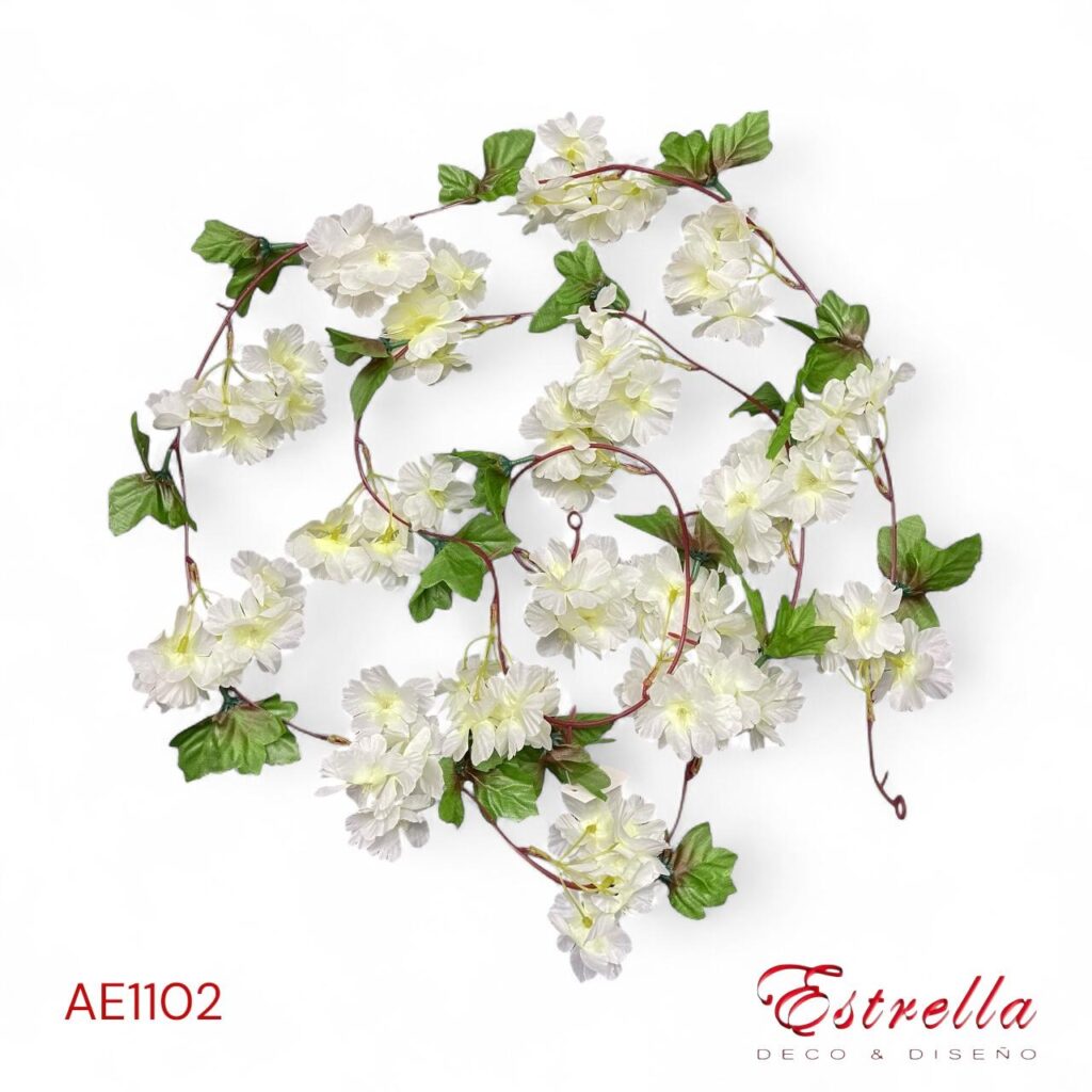 Guirnalda de Flores de Cerezo Artificial 2.2m Estrella Deco – Estrella