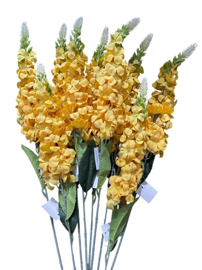 Ramo Vara Flores Artificiales Delphinum Decoracion 75cm Estrella Deco ...