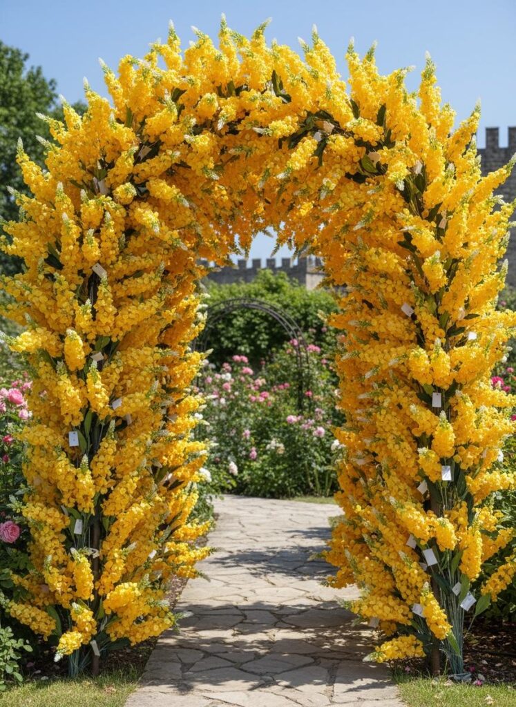 Ramo Vara Flores Artificiales Delphinum Decoracion 75cm Estrella Deco ...